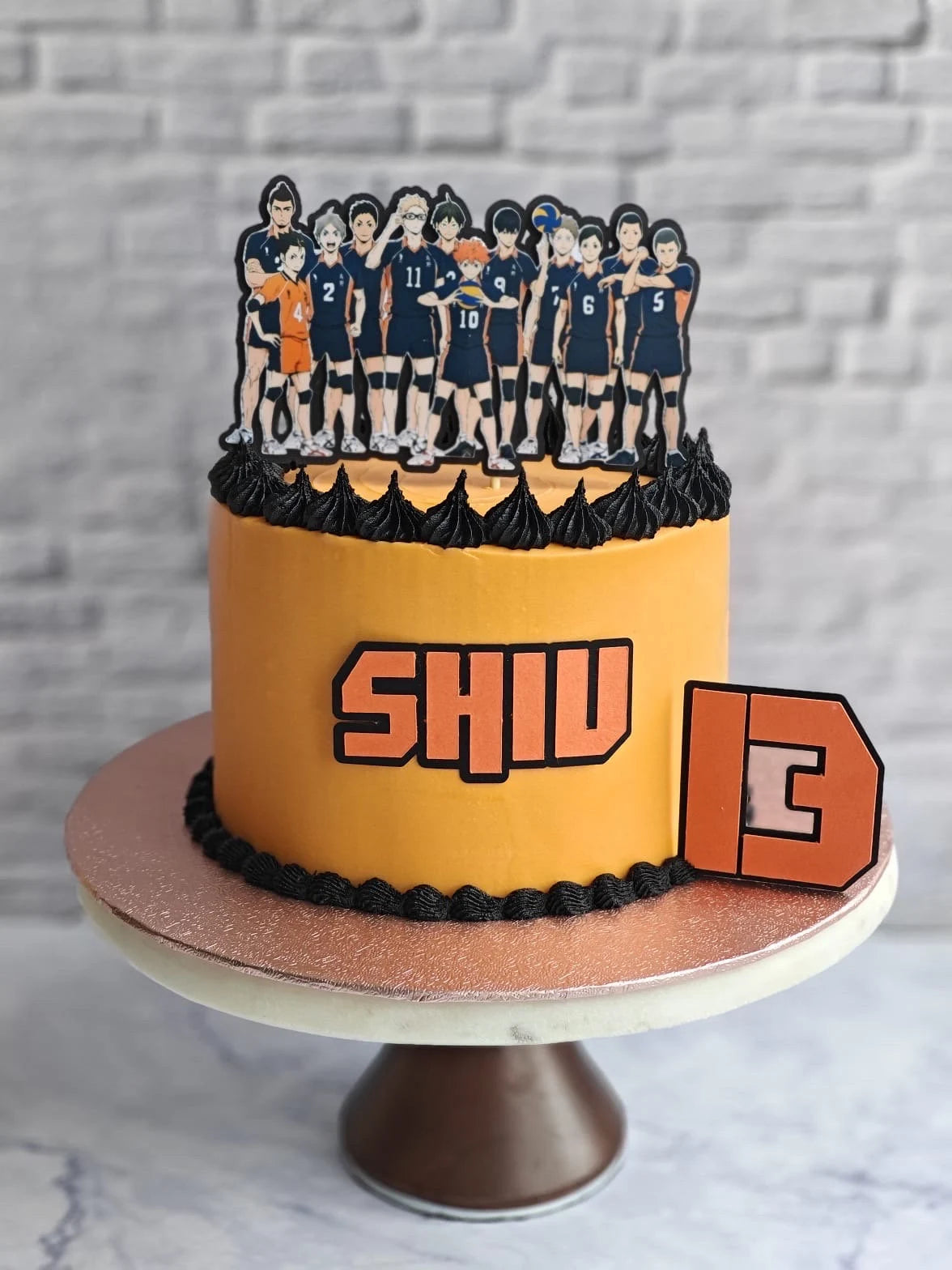 Haikyuu cake topper, Haikyuu cake, Haikyuu party, Haikyuu, anime cake ...